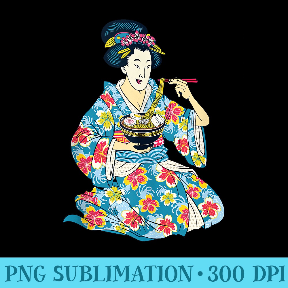 Ukiyoe Ramen Girl Festival Girl Ramen Girl Dinner Edo Girl - | Inspire ...