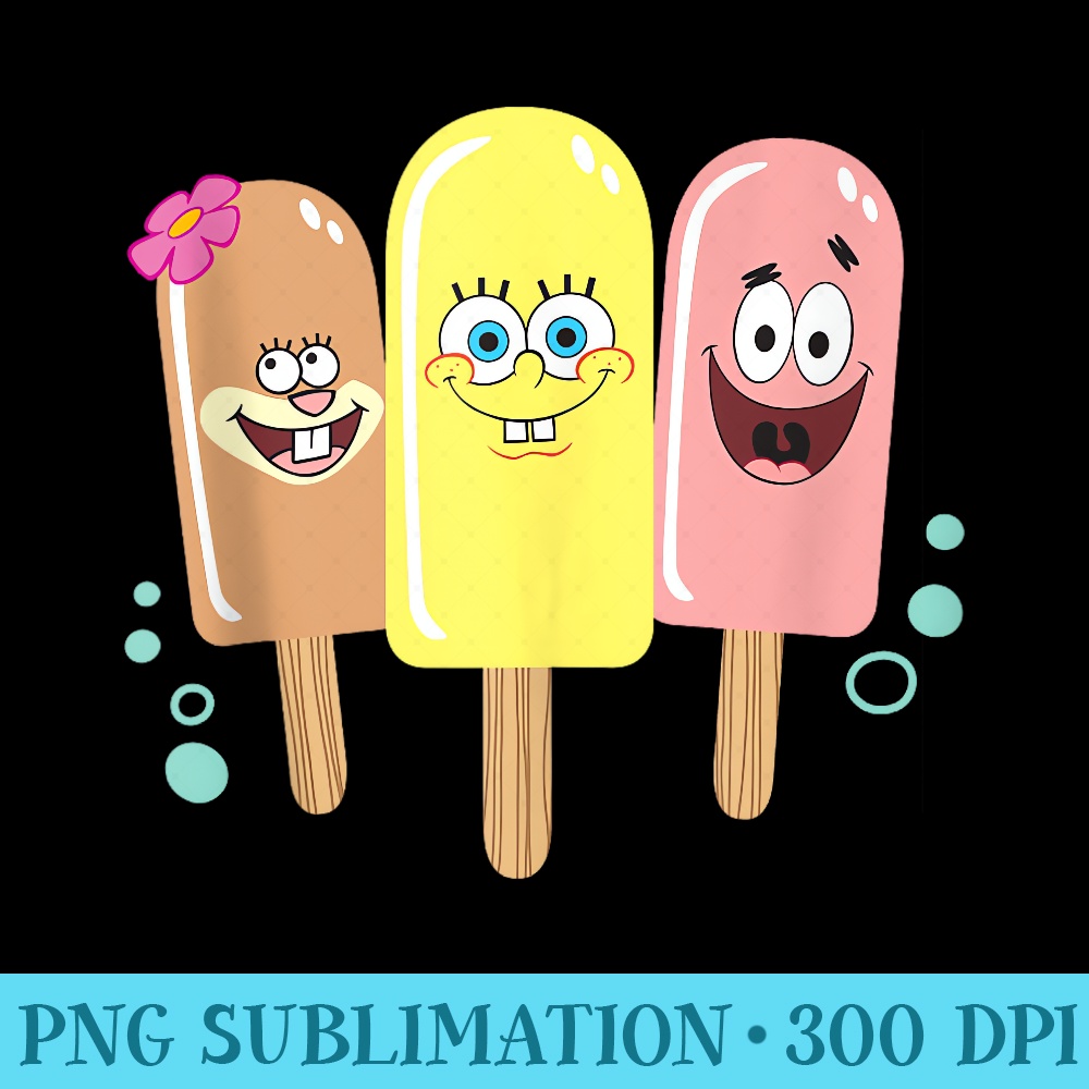 SpongeBob SquarePants Sandy Patrick Ice Cream Pals Happy - P | Inspire ...