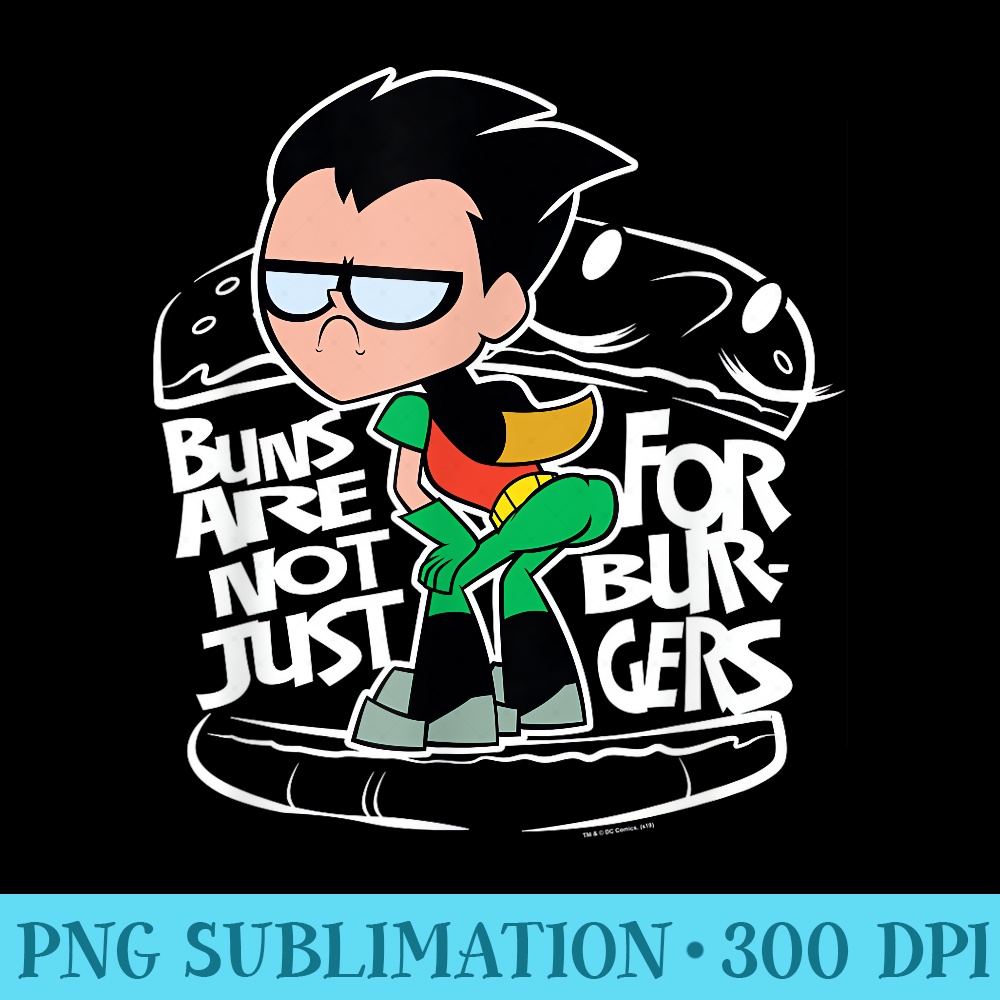 n Titans Go Robin Buns - PNG Transparent Background Download | Inspire ...