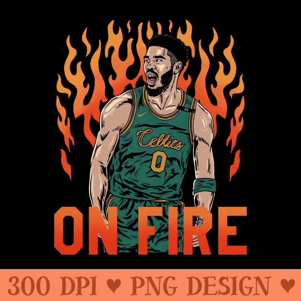 ON FIRE JAYSON TATUM - PNG Download Transparent Background | Inspire Uplift