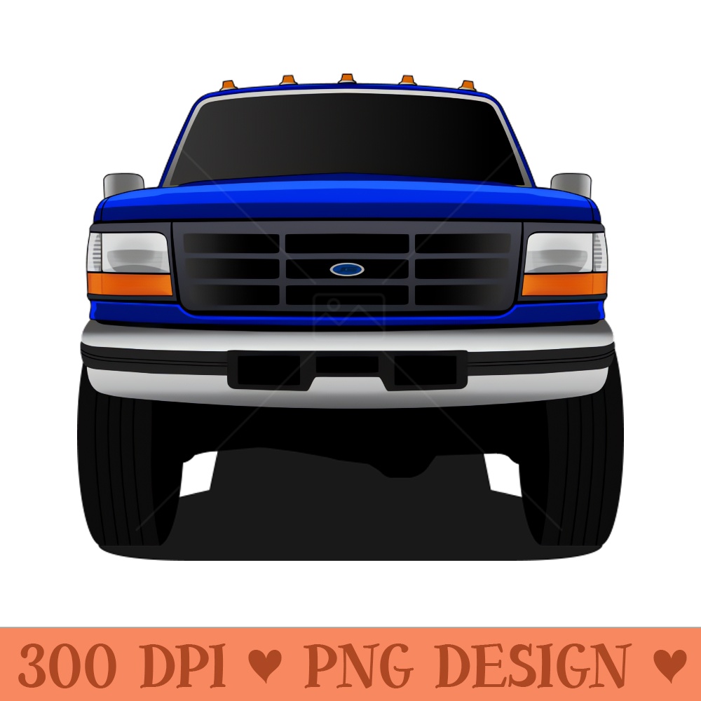 Ford F350 Obs Blue - PNG file download | Inspire Uplift