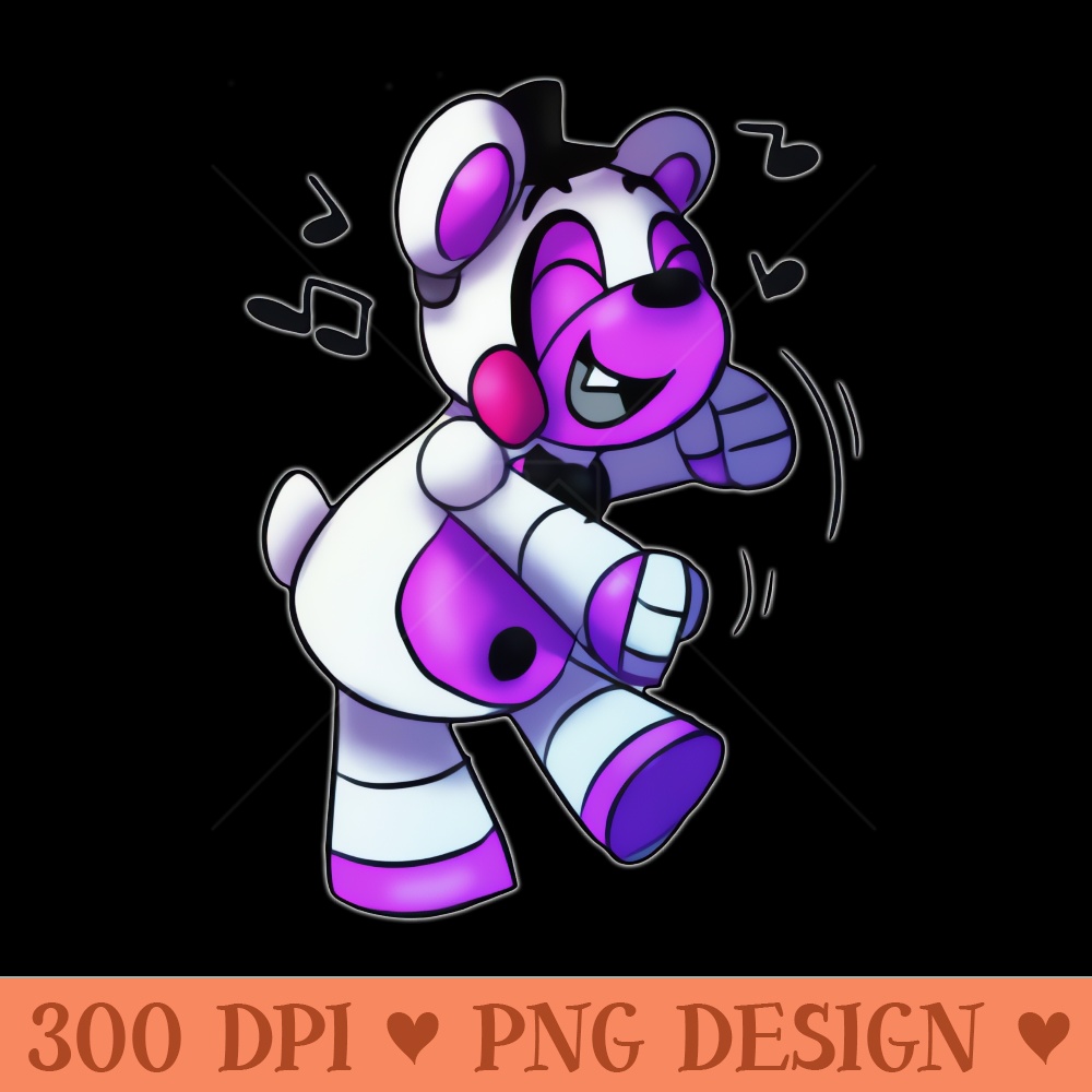 dancing helpy five night at freedy - PNG design assets - Inspire Uplift