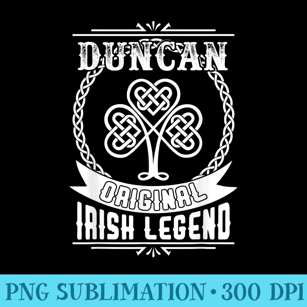 DUNCAN original irish legend st patricks day - Transparent P | Inspire Uplift