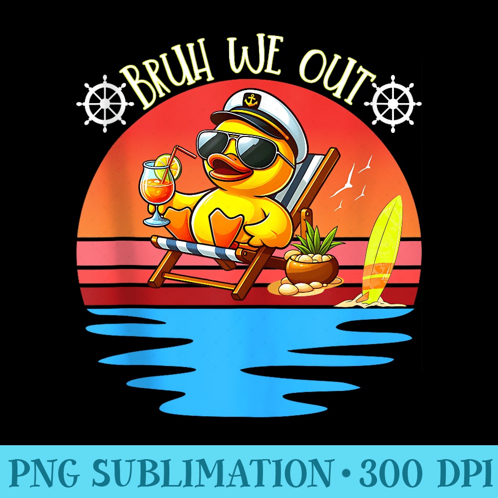 Bruh We Out,Cruising Duck,Last,Day Of School Retro 2024 - PN | Inspire ...