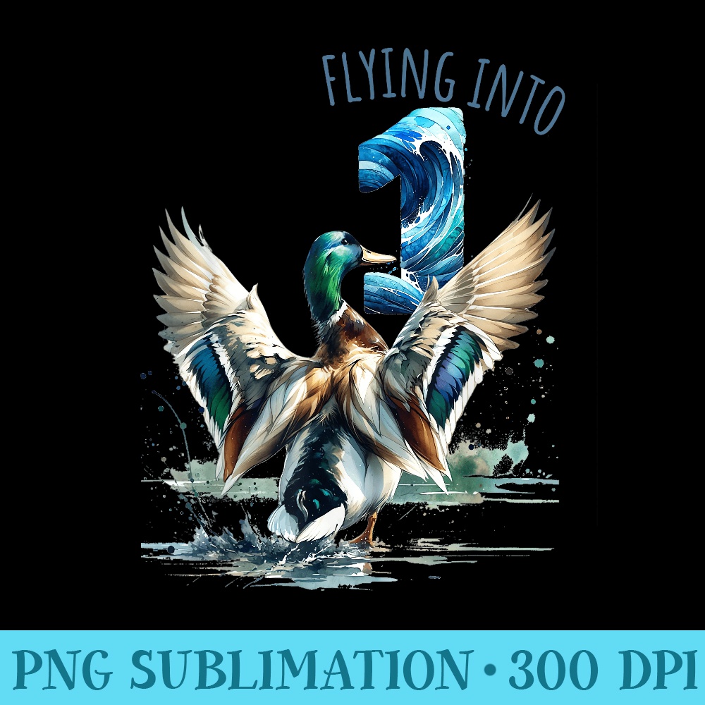Flying into 1 Duck Hunting 1st Birthday Party 1 Year Old - P | Inspire ...