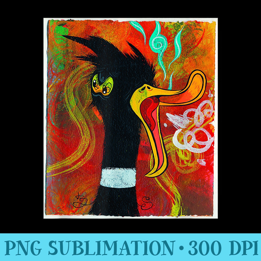 WB100 Looney Tunes Daffy Duck Picasso Side Eye Art - Transpa | Inspire ...