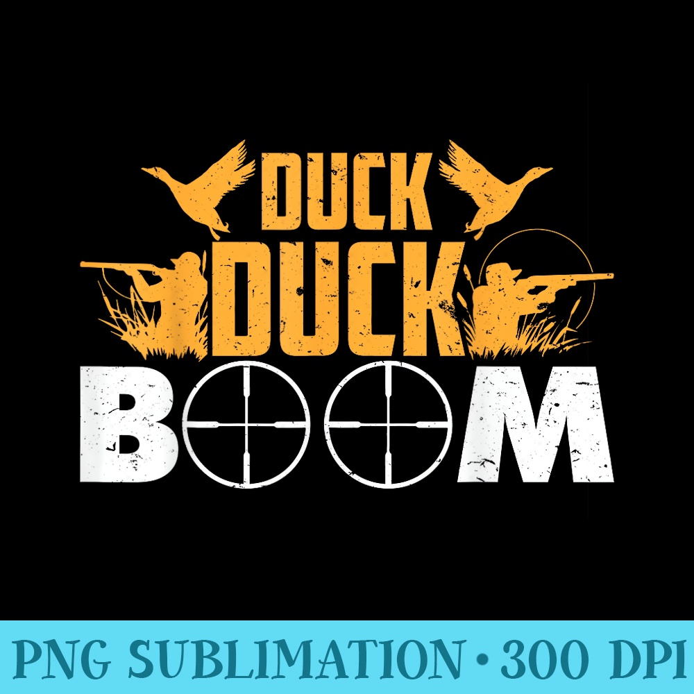 Duck Duck Boom Hunters Youth - PNG design assets | Inspire Uplift