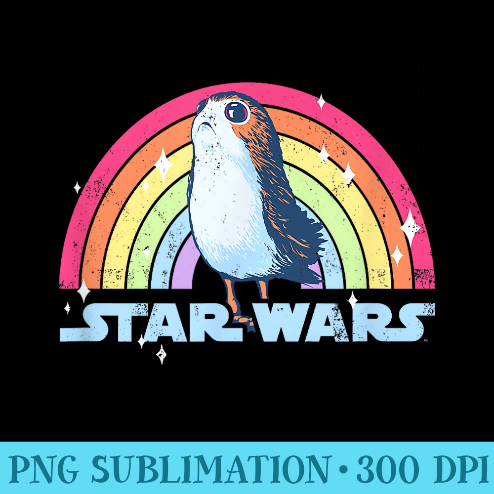 Star Wars Porg Rainbow Pride - PNG Image Library Download | Inspire Uplift