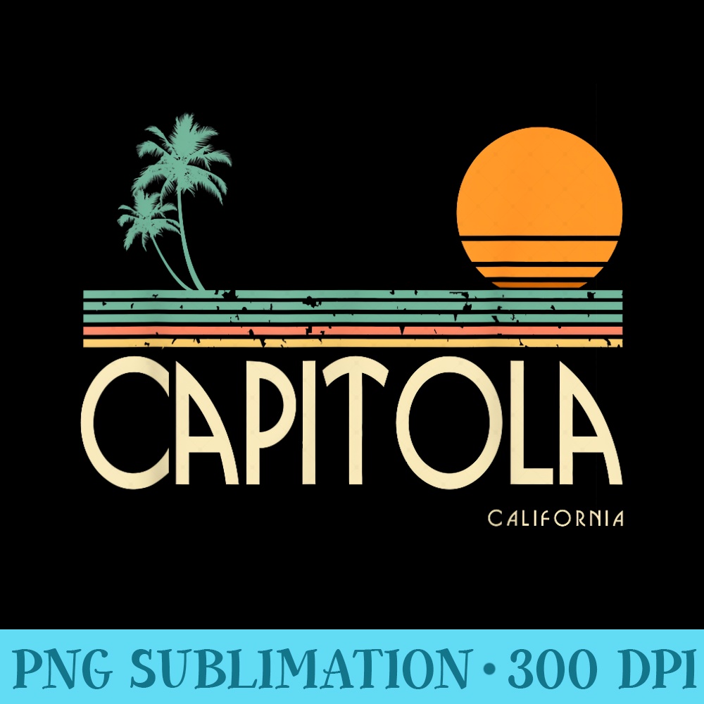 Vintage Capitola California - PNG Download Library | Inspire Uplift