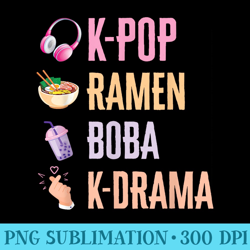 KPop Ramen Bubble Tea Boba Japanese Noodles Bowl Kpop - Excl | Inspire ...