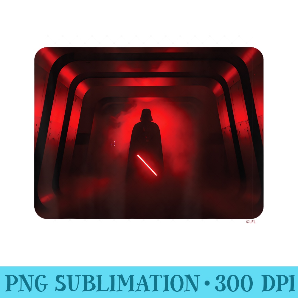 Star Wars Darth Vader Red Lightsaber Shadow - Sublimation PN | Inspire ...
