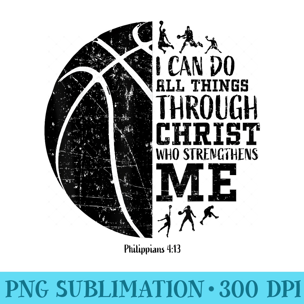 Christian Basketball s Girls Philippians 4 - PNG Download Ve | Inspire ...