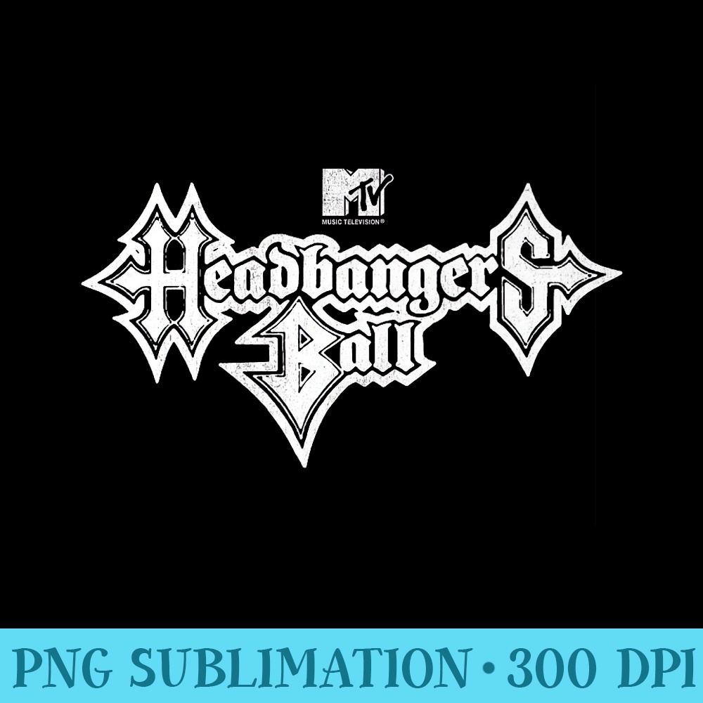MTV Headbangers Ball Outline Logo Premium - PNG Download But | Inspire Uplift