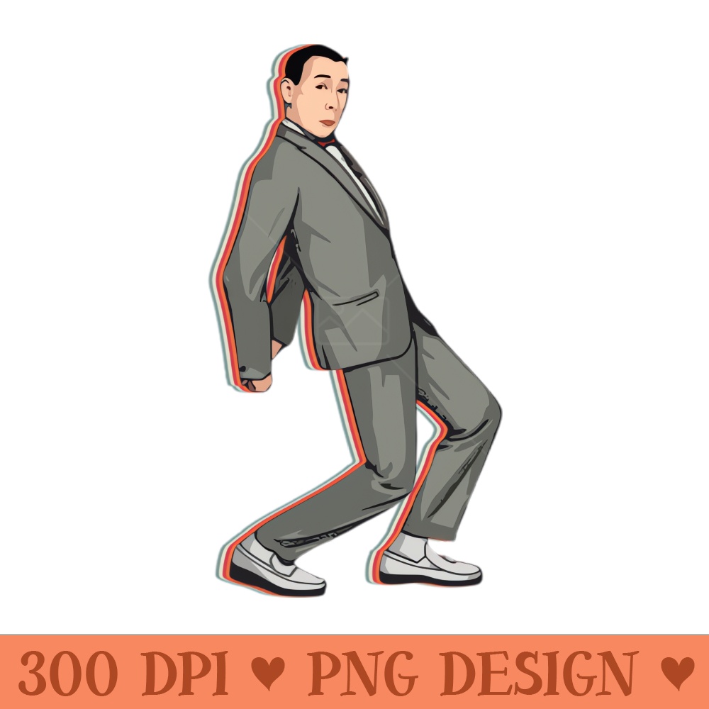 Classic Pee Wee Herman - Transparent PNG Clipart | Inspire Uplift