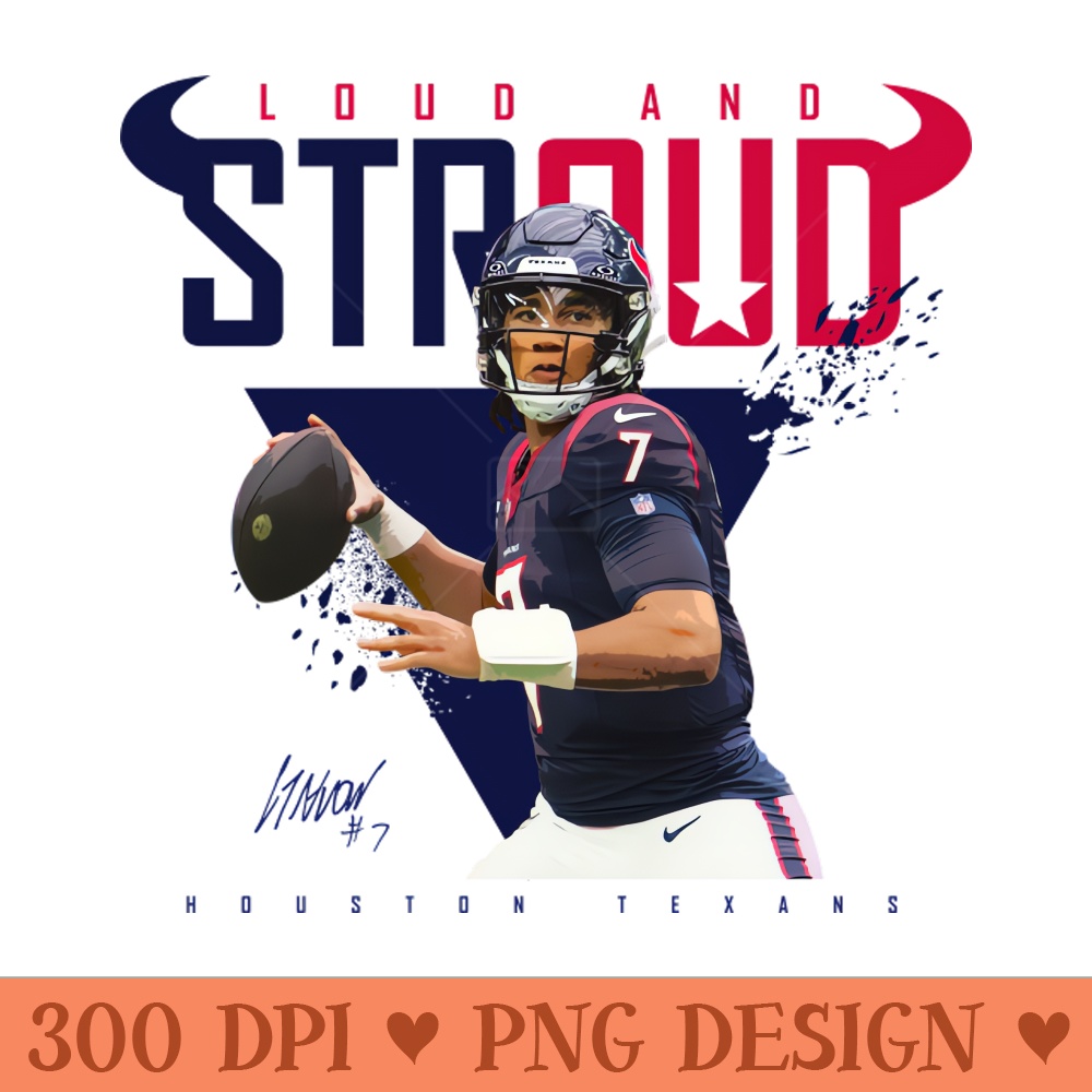 CJ Stroud - High Quality PNG Artwork | Inspire Uplift