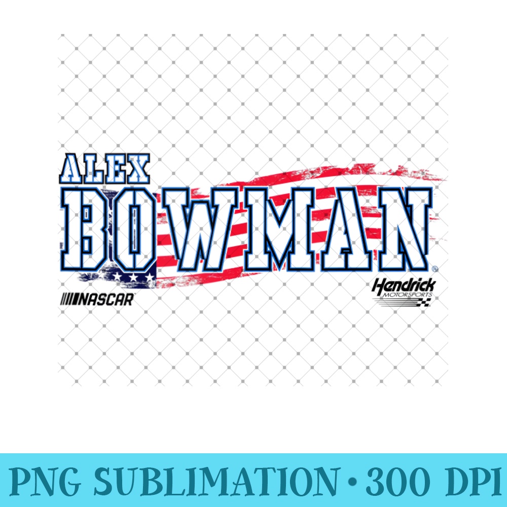 NASCAR - Alex Bowman - Knockout Flag - PNG Download | Inspire Uplift