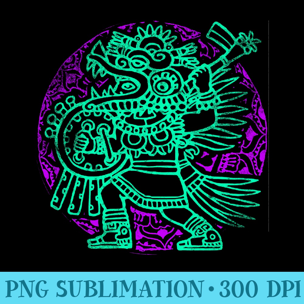 Aztec Calendar Mexican Native Mayas Warrior Mayans Art - Tre | Inspire ...