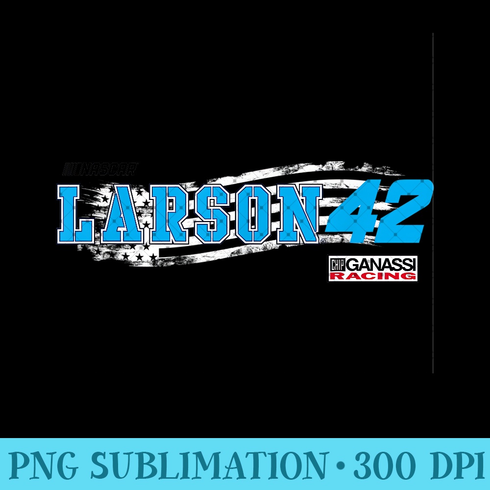 NASCAR - Kyle Larson - Knockout Flag - PNG Art Files | Inspire Uplift