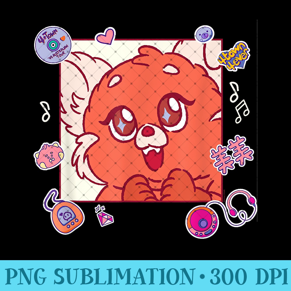 Disney and Pixaru2019s Turning Red Fluffy Cute u201890s Pand | Inspire ...