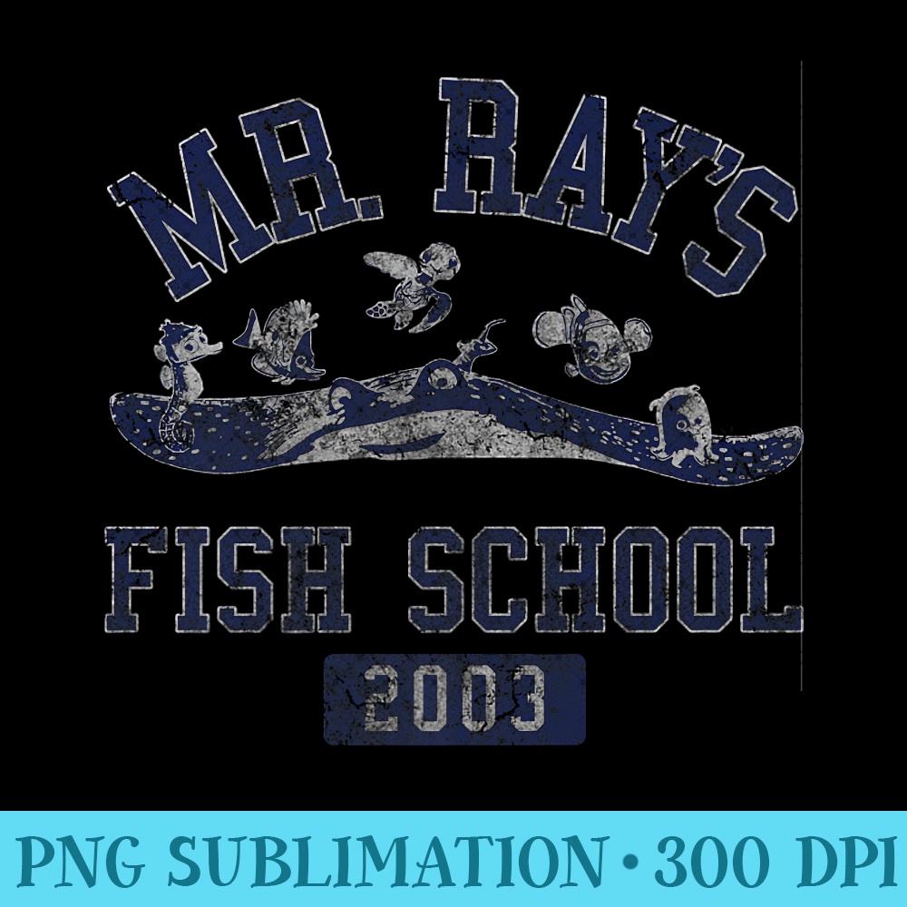 Disney Pixar Finding Nemo Mr. Rays Fish School 2003 Poster P | Inspire ...