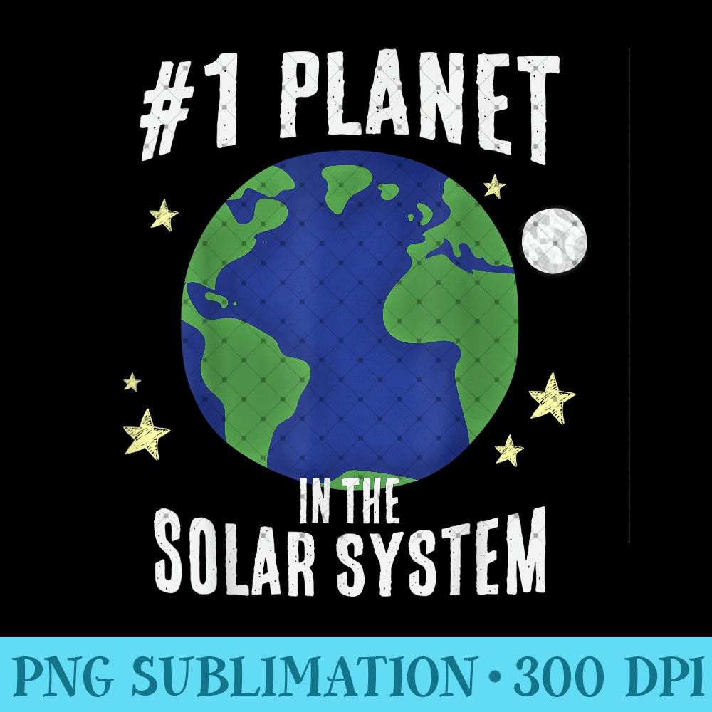 Earth Number One Planet Graphic - PNG Graphics | Inspire Uplift
