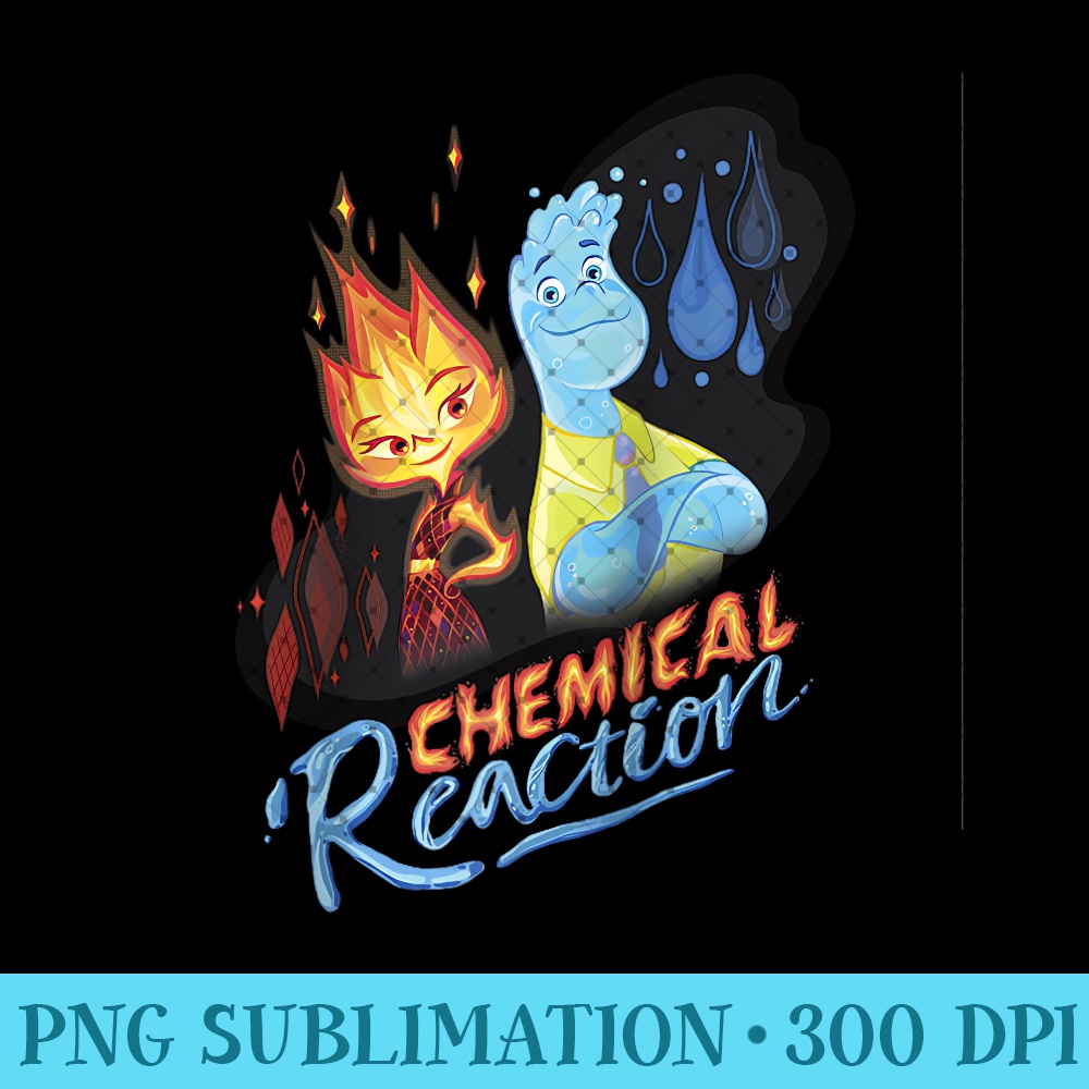 Disney Pixar Elemental Chemical Reaction Ember & Wade Shot R | Inspire ...