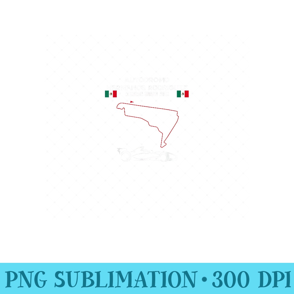 Mexico Circuit Formula Racing Car Mexican Grand Prix - Print | Inspire ...