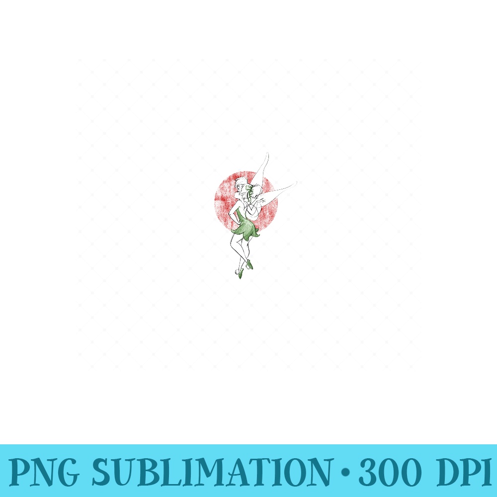 Disney Peter Pan Tinker Bell Sun Sketch - PNG design downloa | Inspire ...