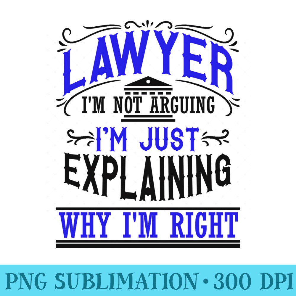 Funny Lawyer Law Student Not Arguing Bar Exam Graduation - M | Inspire ...