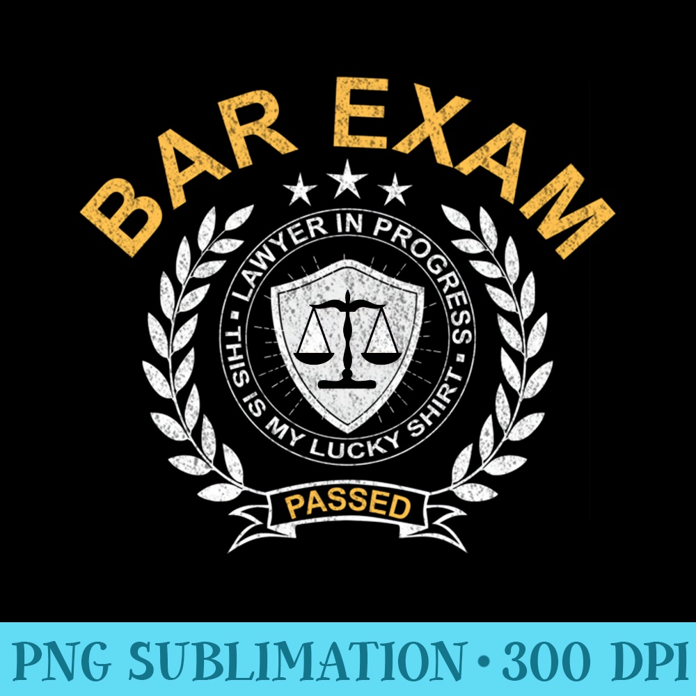 Bar Exam Passed lucky for Lawyers Studying Law - Printable P | Inspire ...