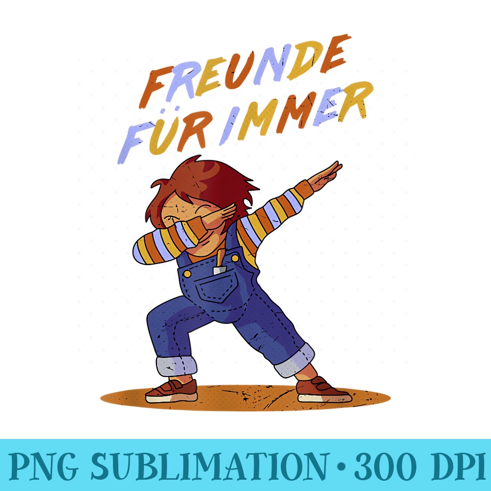 Friends Forever Doll Killer Halloween Dab - Exclusive PNG de | Inspire ...