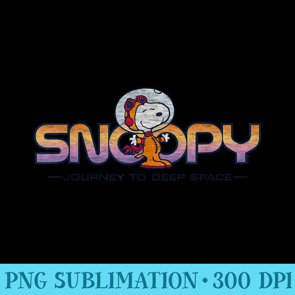 Peanuts Snoopy Journey to Deep Space - Trendy PNG Designs | Inspire Uplift
