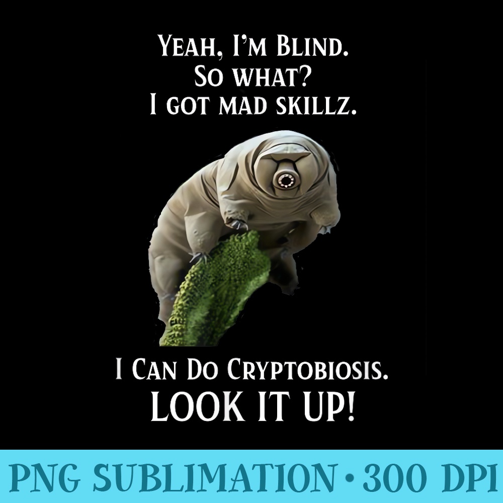 Tardigrade Water Bear Science Biology - Ready To Print PNG D | Inspire ...