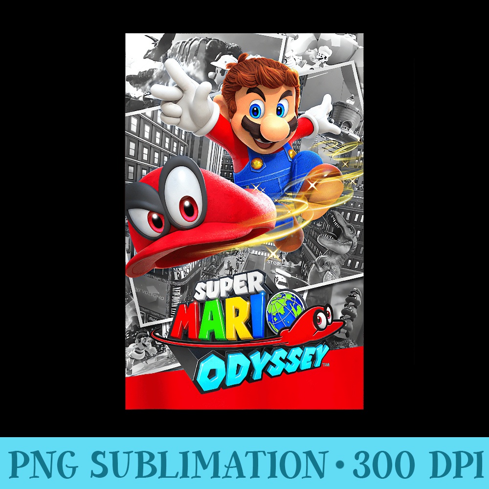 Nintendo Super Mario Throwing Hat Poster - Sublimation graph | Inspire ...
