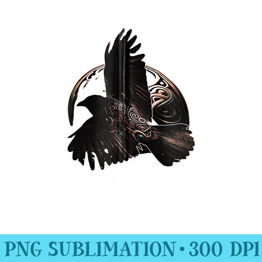 Crow Raven Norse Celtic Folklore Mythology Huginn Muninn - S | Inspire ...