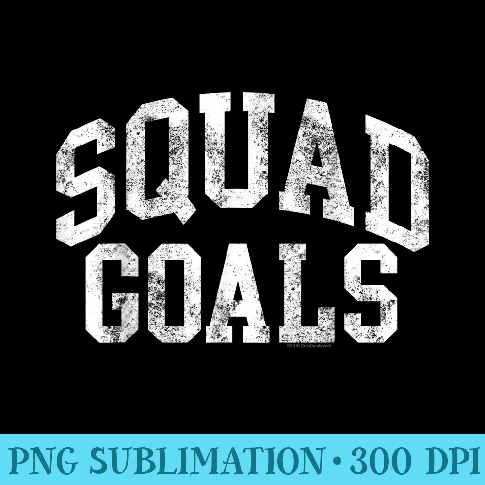 Squad Goals Vintage Graphic - High resolution PNG download | Inspire Uplift