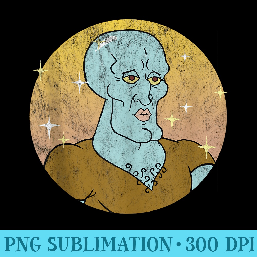 SpongeBob SquarePants Handsome Squidward Portrait - PNG Grap | Inspire ...
