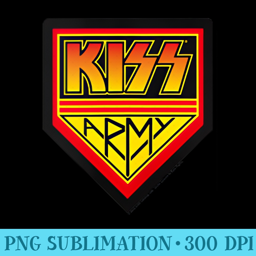 KISS KISS Army Logo - Modern PNG designs | Inspire Uplift