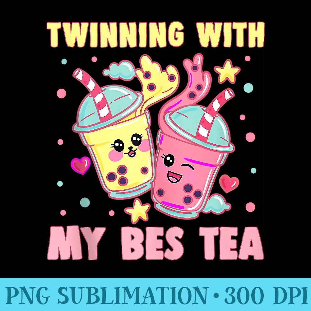 Twinning With My Bestie Spirit Week Twin Day Bes Tea Boba - | Inspire ...