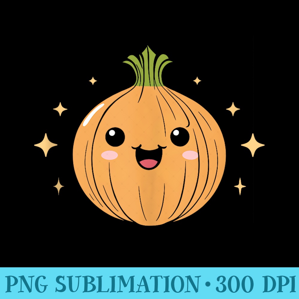Cute kawaii onion face vegetable - PNG Download High Quality | Inspire ...