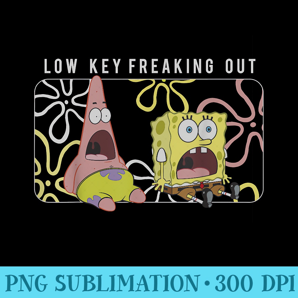 SpongeBob SquarePants Patrick Low Key Freaking Out - PNG Dow | Inspire ...