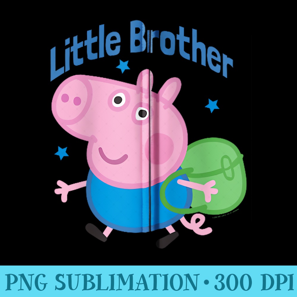 Peppa Pig Little Brother - Digital PNG Downloads | Inspire Uplift
