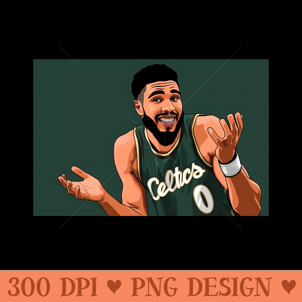 Jayson Tatum - Printable PNG Graphics | Inspire Uplift