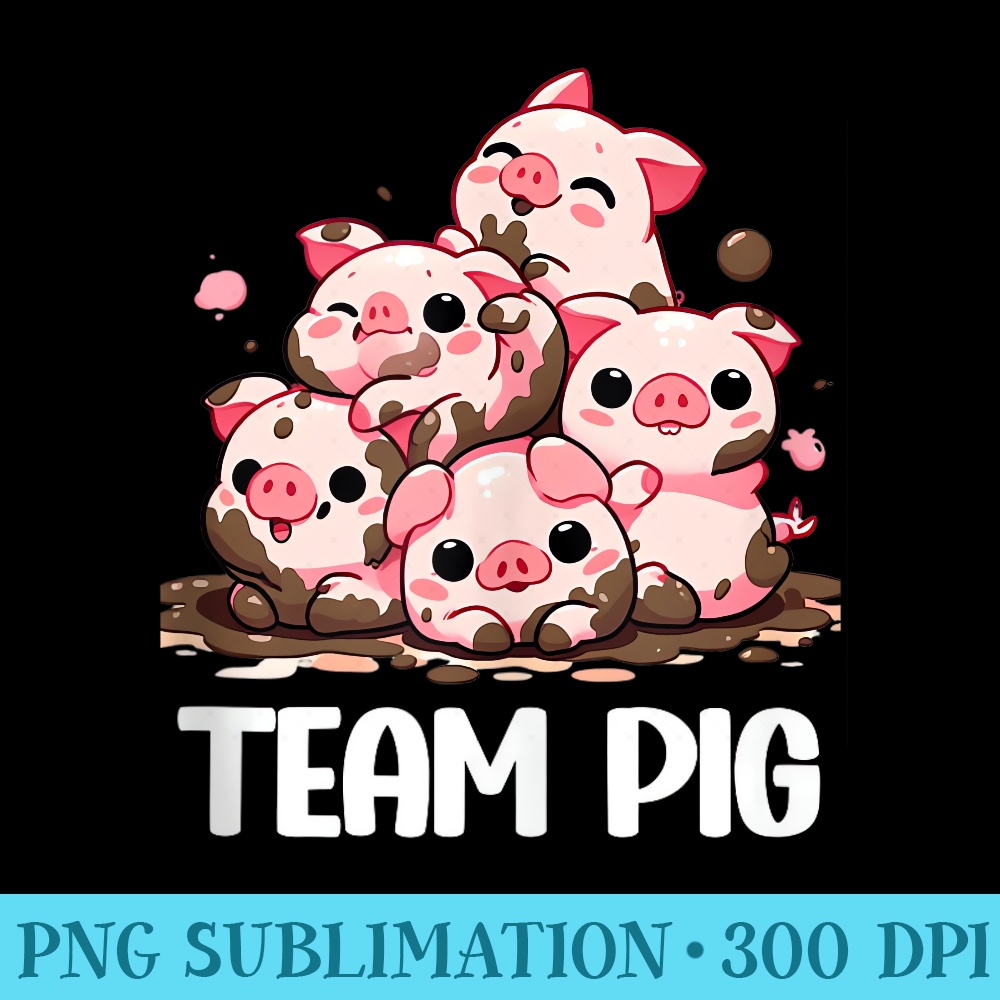 Kawaii Anime Team Pig Matching s - PNG Templates Download | Inspire Uplift