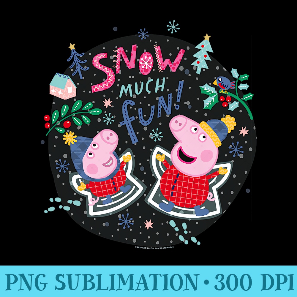 Peppa Pig Christmas Peppa and George Snow Much Fun Premium - | Inspire ...