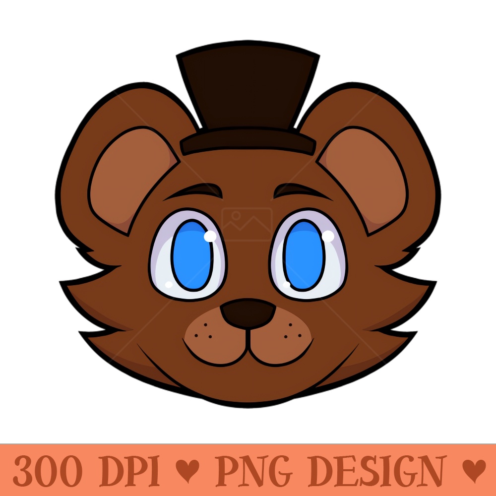 Freddy Fazbear FNaF - PNG Templates Download - Inspire Uplift