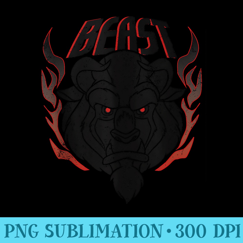 Disney Beauty and the Beast Angry Beast Flames - PNG design | Inspire ...