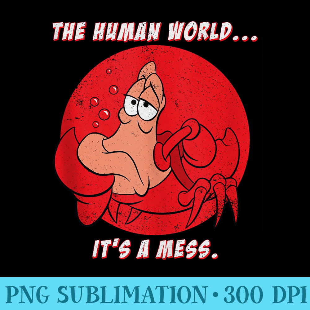 Disney The Little Mermaid Sebastian The Human World - PNG Do | Inspire ...