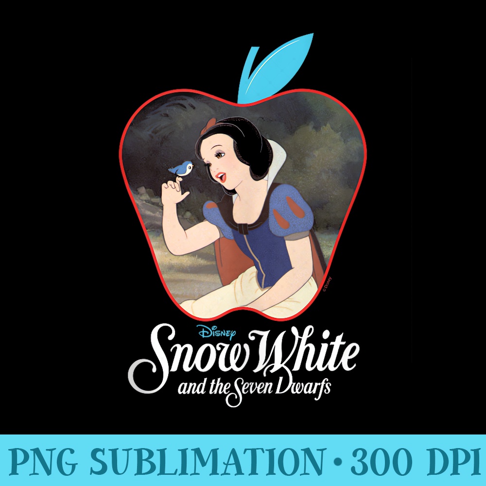 Disney Princess Snow White Apple Silhouette - PNG Download | Inspire Uplift