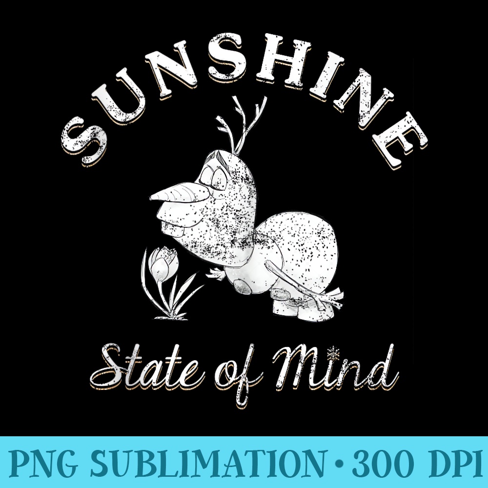Disney Frozen Olaf Sunshine State Of Mind - PNG Image Librar | Inspire ...